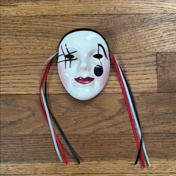 Fancy Faces | Wall Decor | Fancy Faces Hand Painted Glossy Ceramic Mask ...